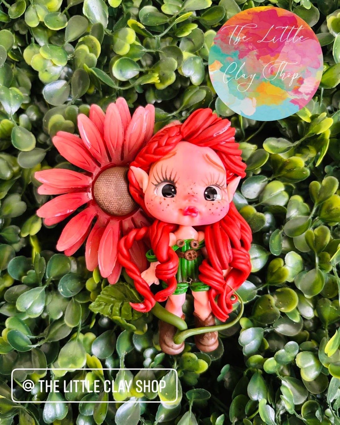 Lucky Charm Elf Clay Doll - Etsy