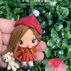 Holly Jolly Christmas Clay Doll - Etsy