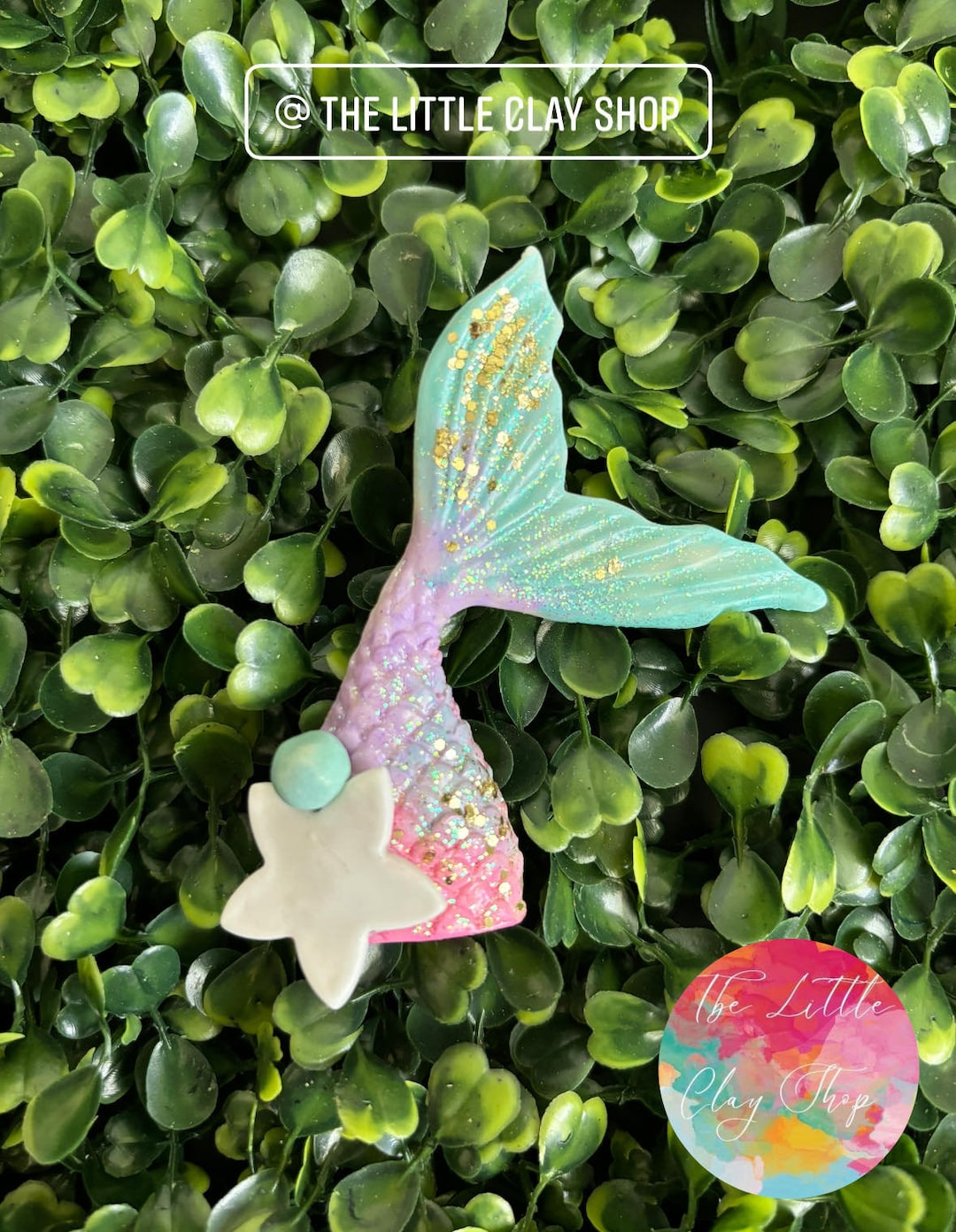 Mermaid Tail Clay Doll - Etsy