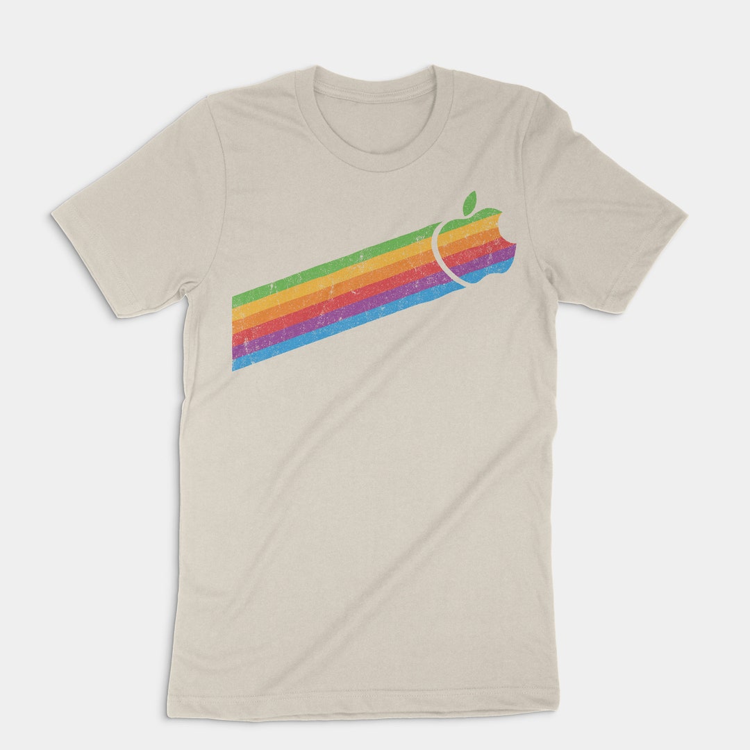 Vintage Apple Logo Shirt - Etsy
