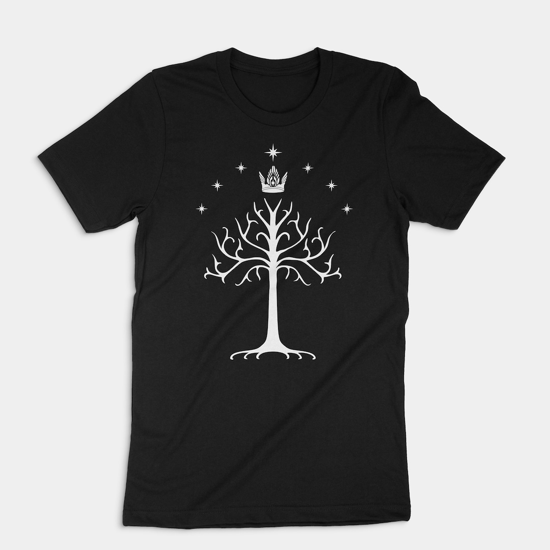 White Tree of Gondor Shirt, Minas Tirith, Tolkien Lord of the Rings - Etsy