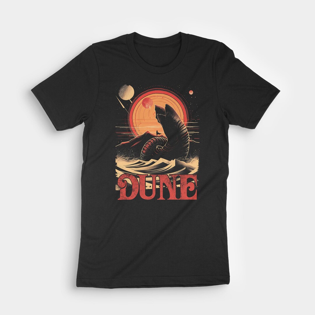 Retro Dune Sandworm and Muad'dib Shirt - Etsy UK