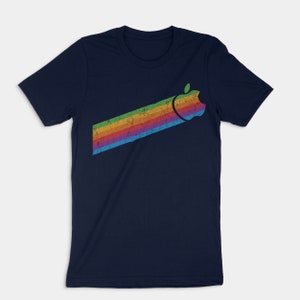 Vintage Apple Logo Shirt - Etsy