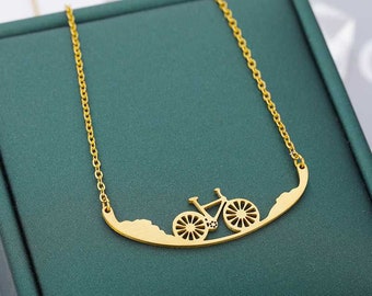 Bike Chain Necklace - Etsy