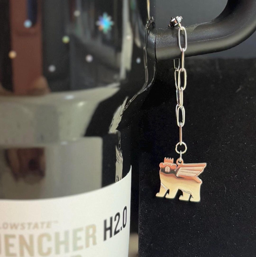 Silver Stanley Logo Cup Charm Chain - Etsy