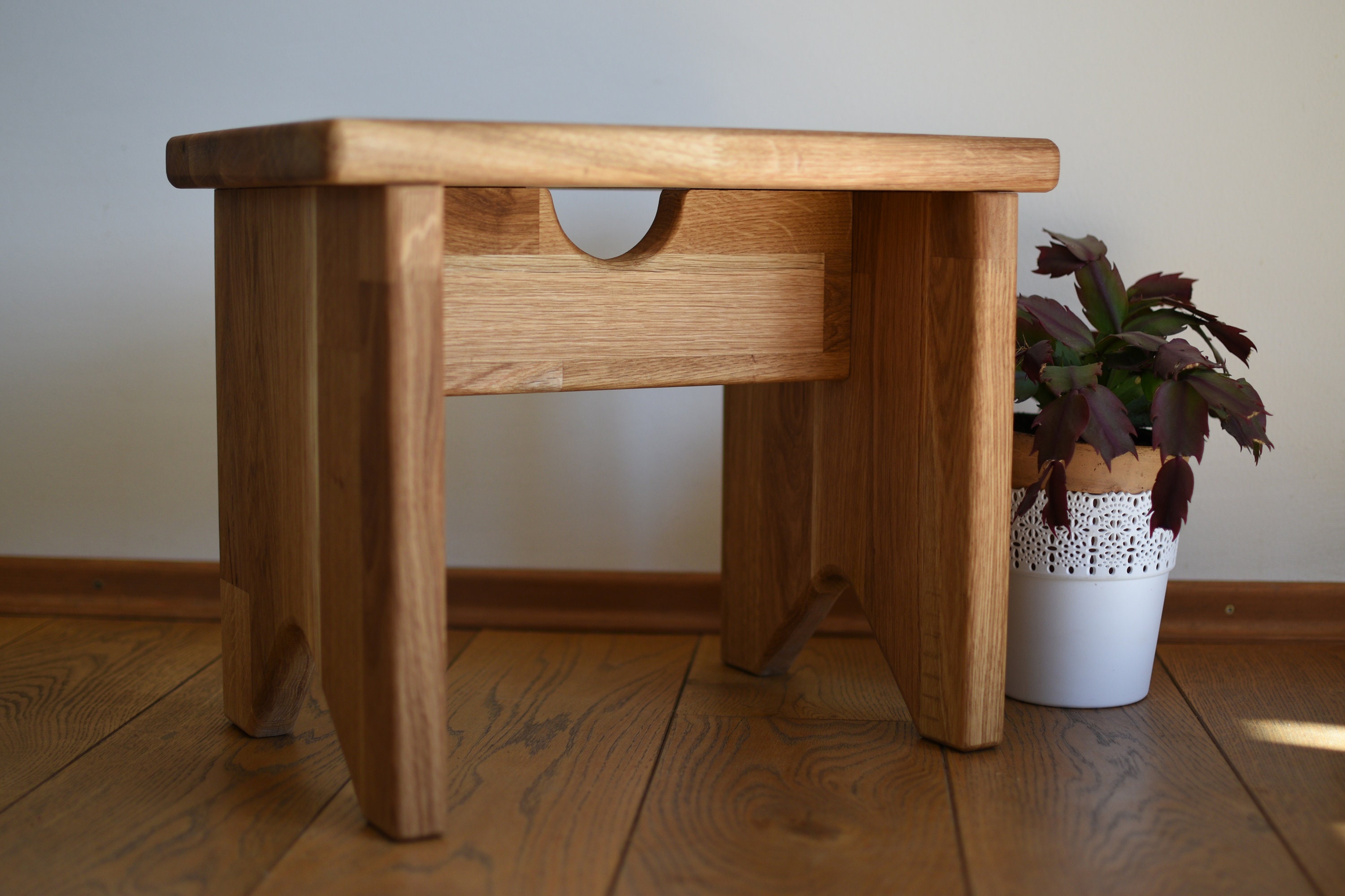 Small Oak Stool | Milking Stool | Small Step Stool | Foot Stool ...