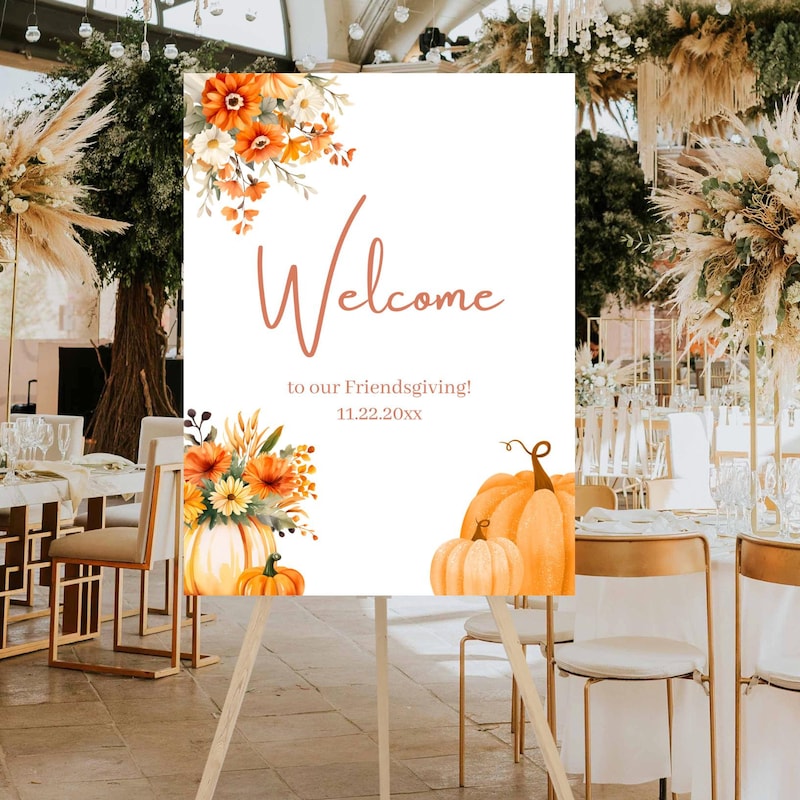 Welcome Thanksgiving Signs - Etsy