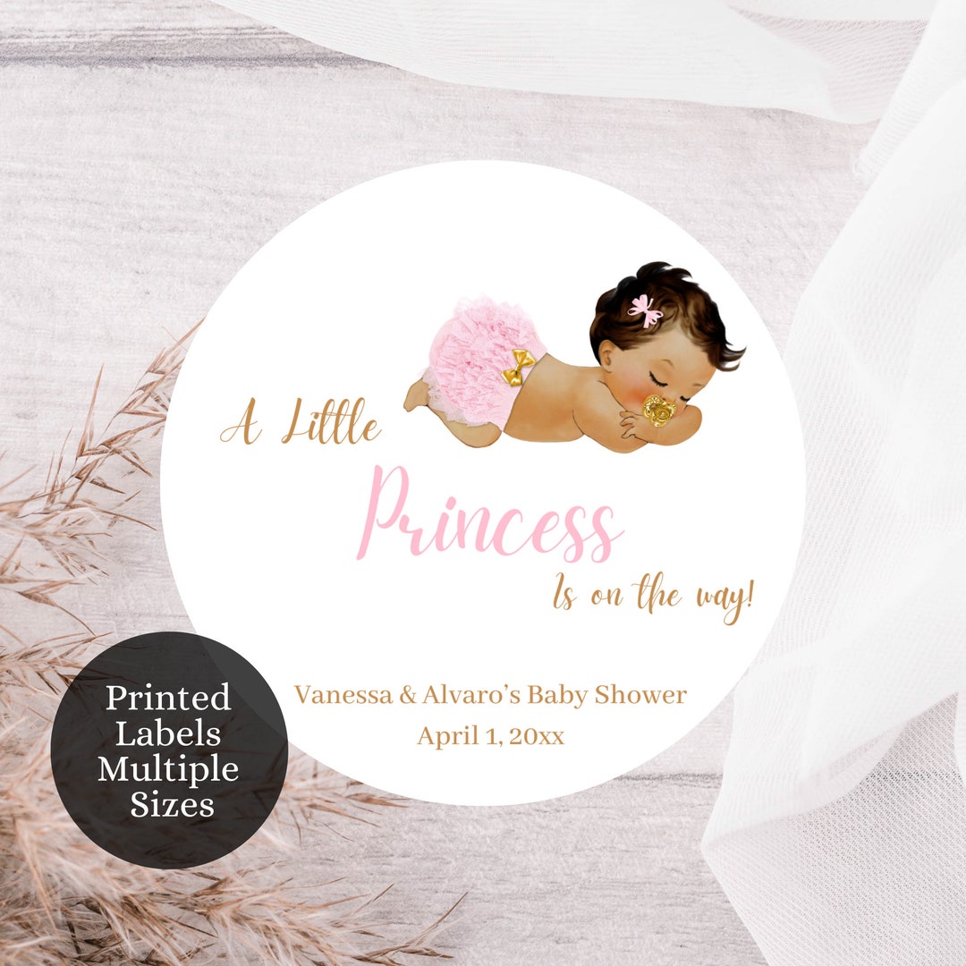 Custom Printed Baby Shower Stickers Baby Shower Labels Party - Etsy