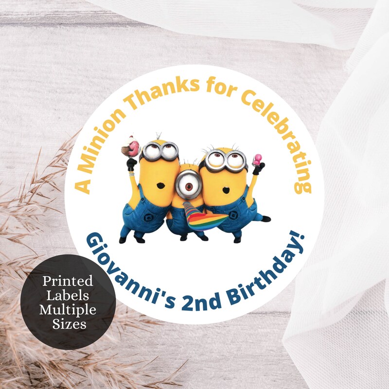 Minion Thank You - Etsy