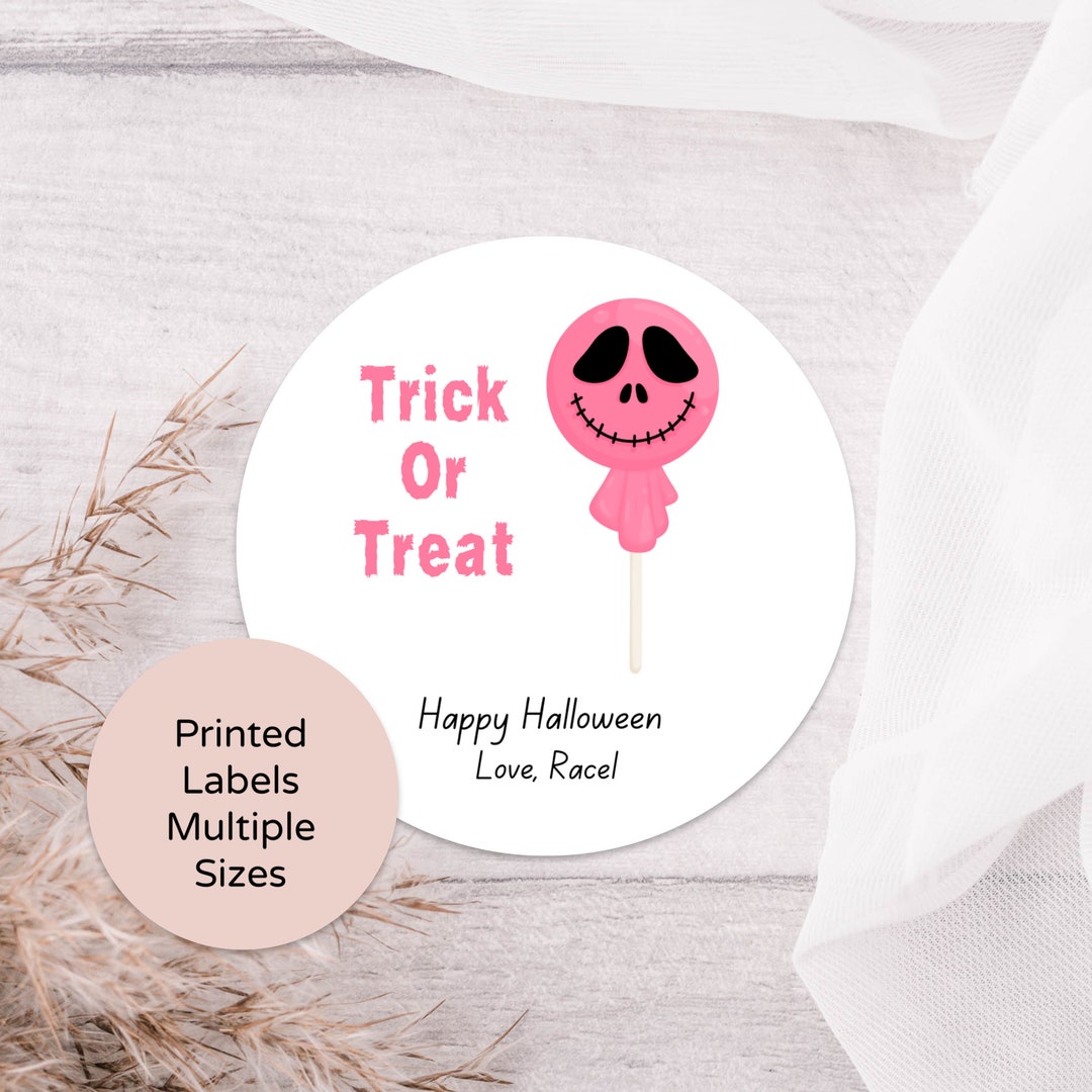 Custom Printed Halloween Goody Bag Labels Trick Or Treat Labels Pink custom-printed-halloween-goody-bag-labels-trick-or-treat-labels-pink