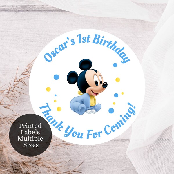 Mickey Stickers - Etsy