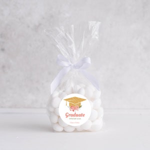 Custom Graduation Labels, Round Labels, Graduation Party Favor Labels ...