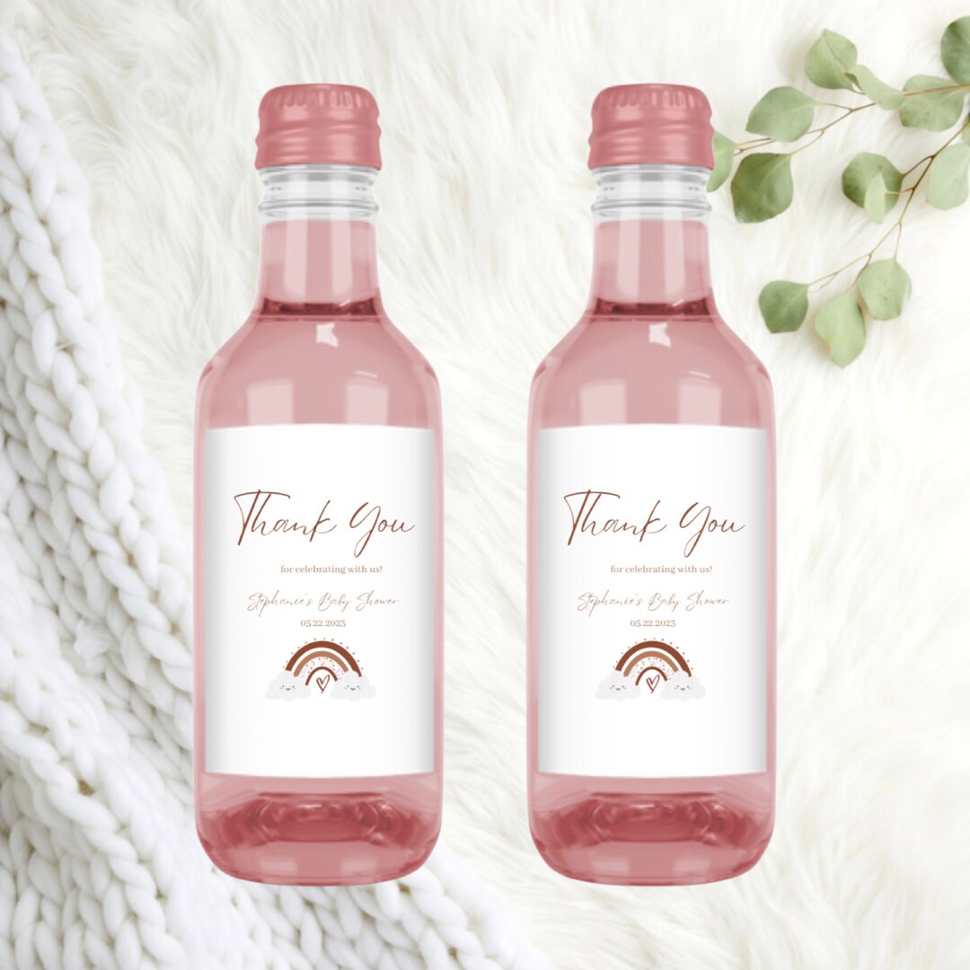 Set of 8 Custom Mini Wine Bottle Labels Custom Mini Wine - Etsy