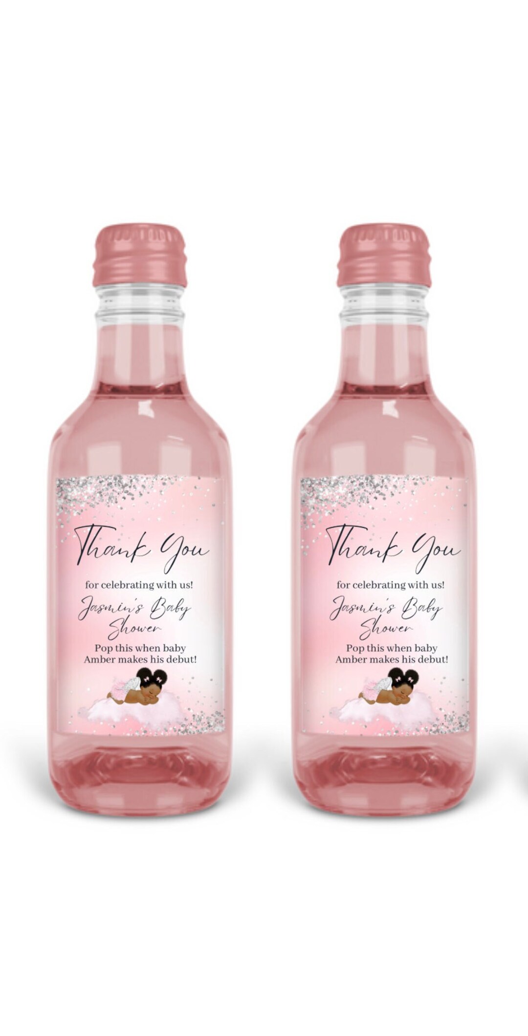 Set of 8 Custom Mini Wine Bottle Labels Custom Mini Wine - Etsy