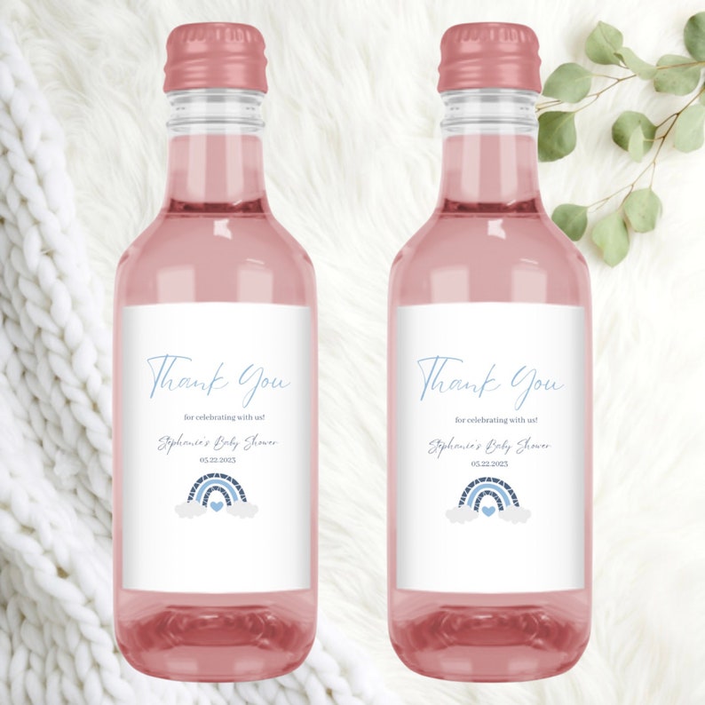 Set of 8 Custom Mini Wine Bottle Labels Custom Mini Wine - Etsy