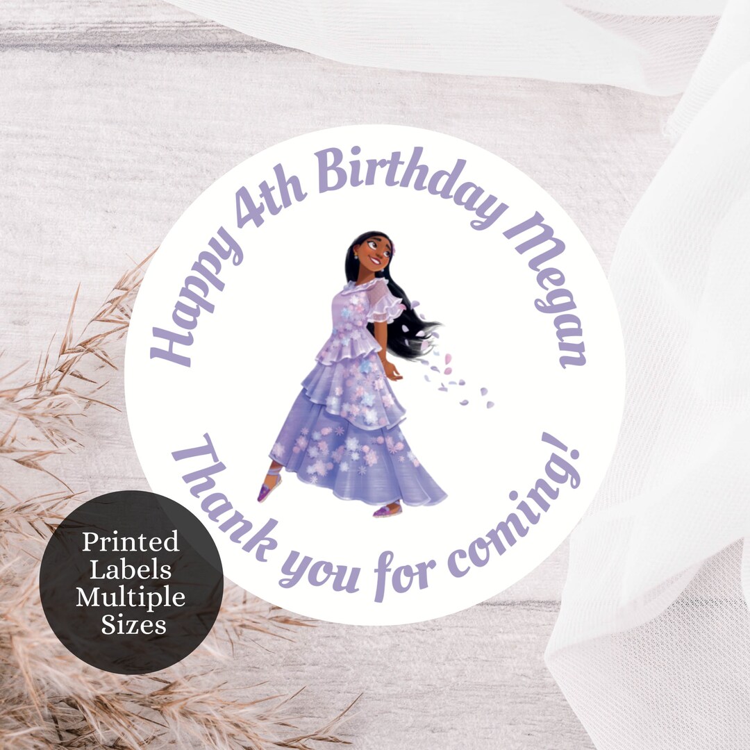 Encanto Isabella Stickers Encanto Party Favors Goodie Bags Cake Toppers ...
