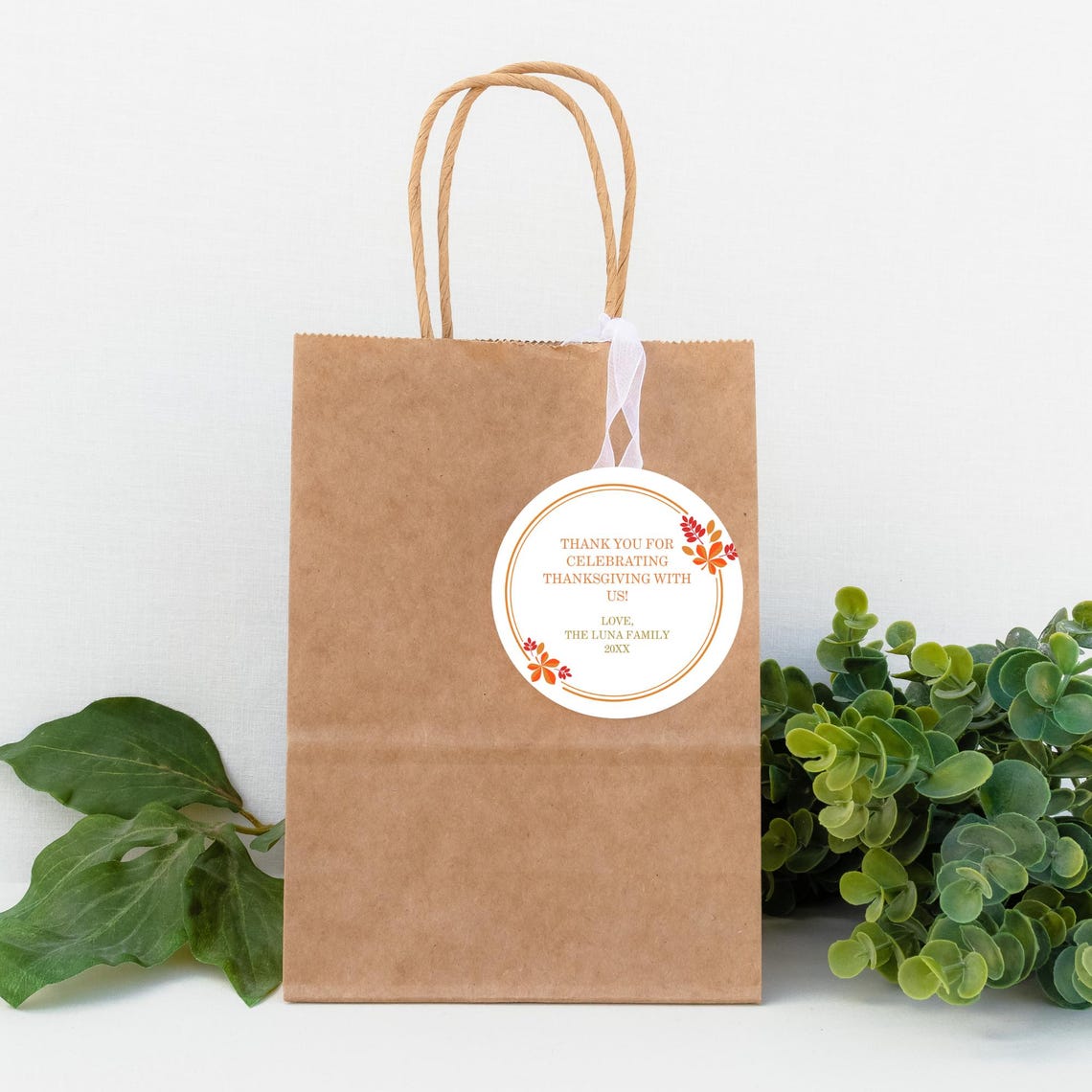 Custom Thanksgiving Stickers, Thankful Round Stickers, Printed Labels ...