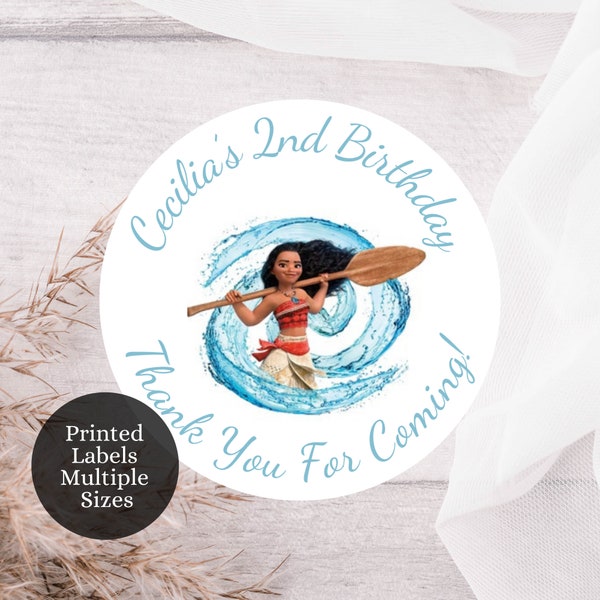 Moana Party Favors - Etsy