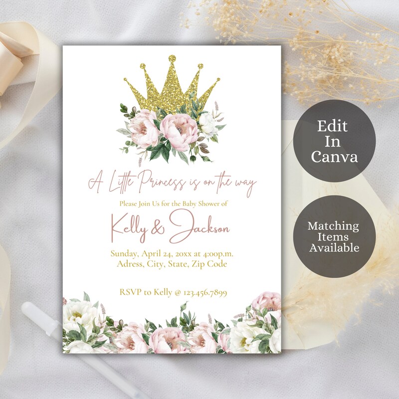 Pink Princess Shower - Etsy