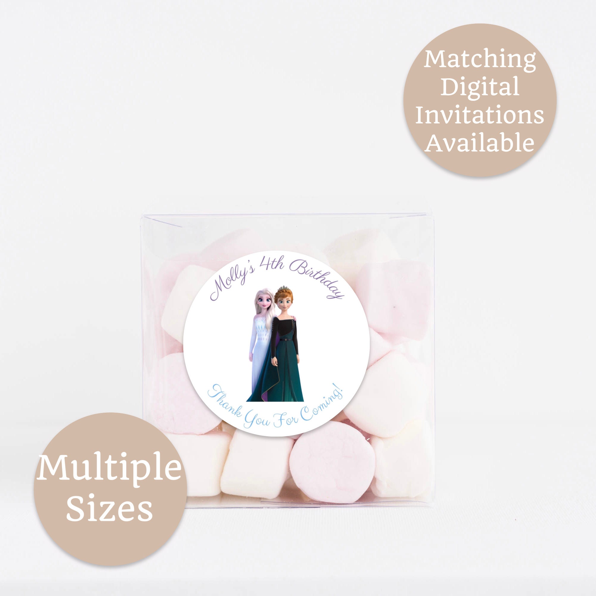 Frozen Sticker Frozen Party Labels Frozen Birthday Party - Etsy