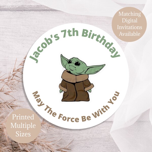 Grogu Birthday Thank You - Etsy UK