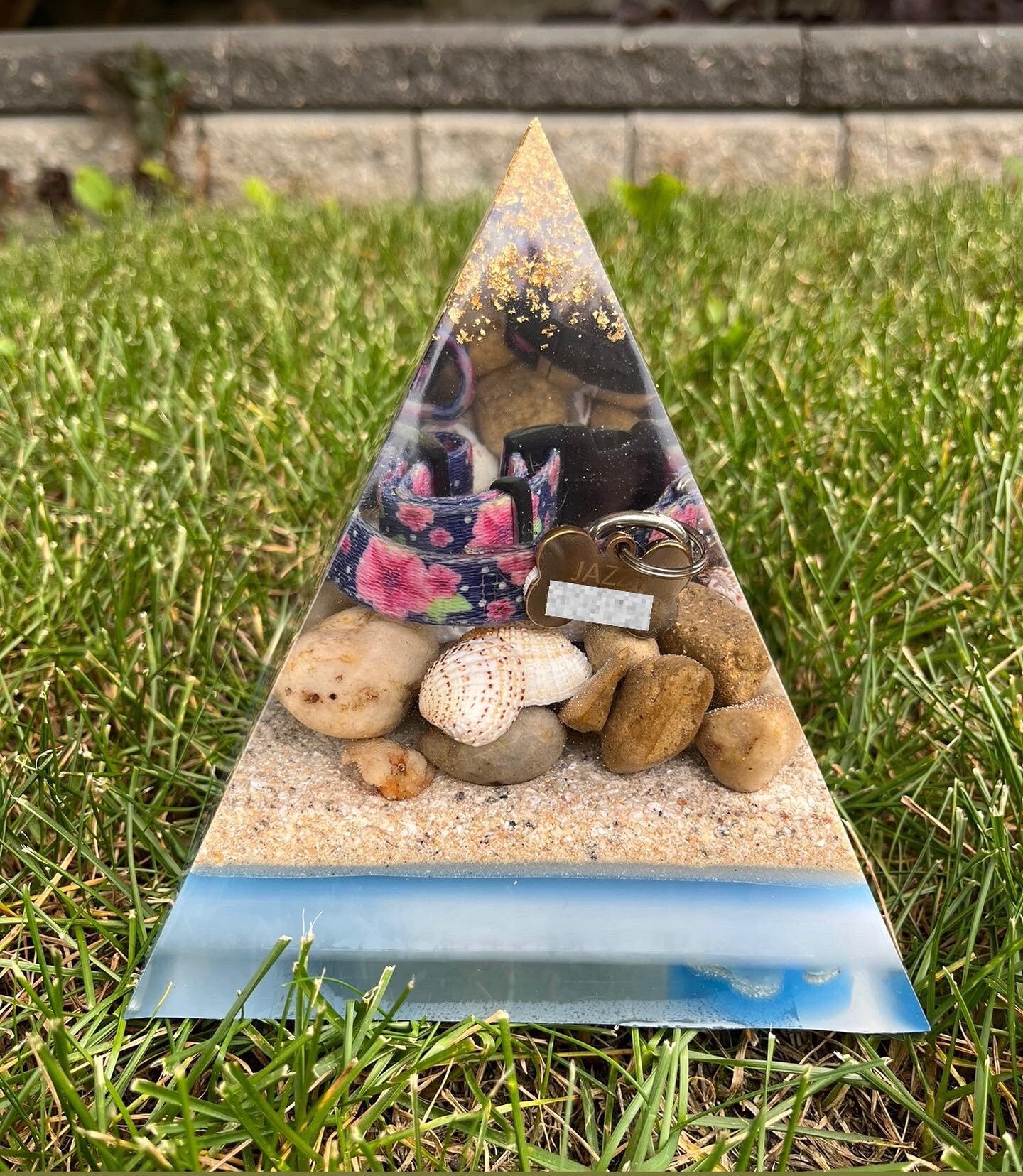 Dog Memorial Resin Pyramid at Molly Carmichael blog