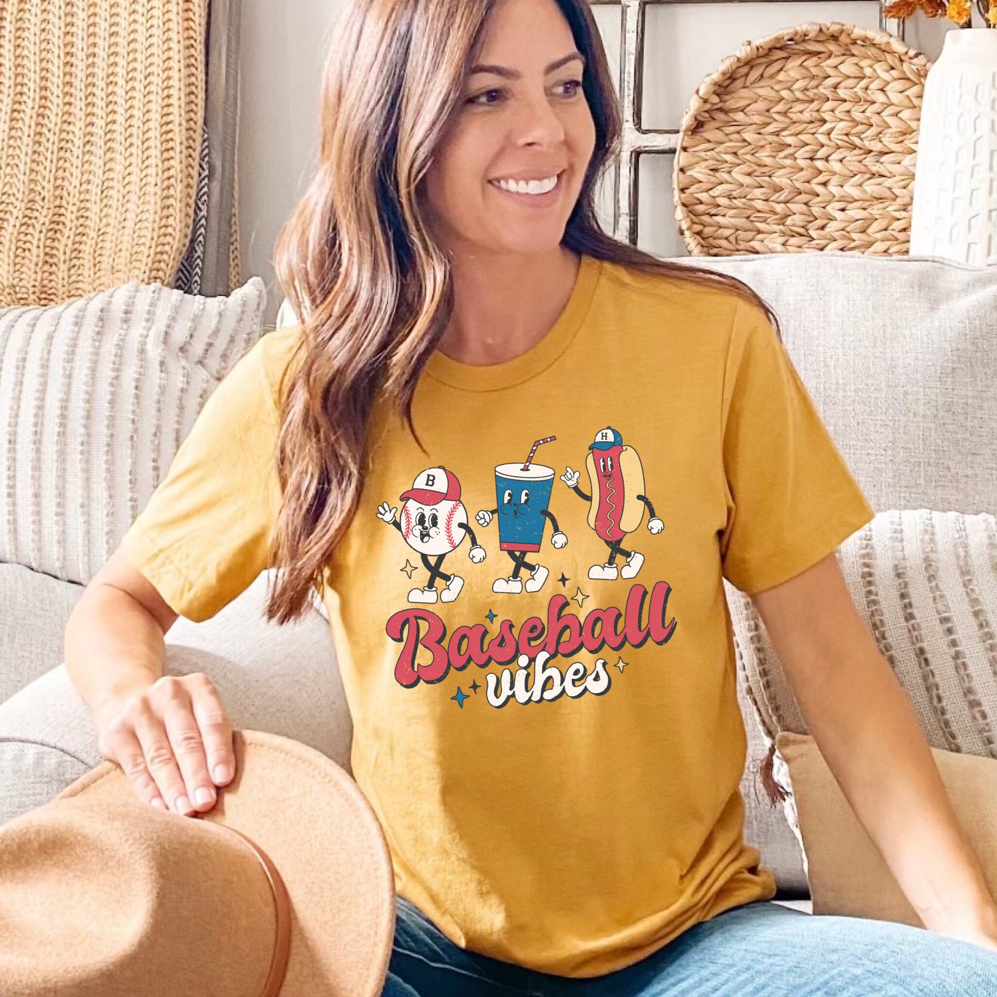 Baseball Vibes Shirt, Baseball Shirt, Play Ball Shirt, Baseball Tee ...