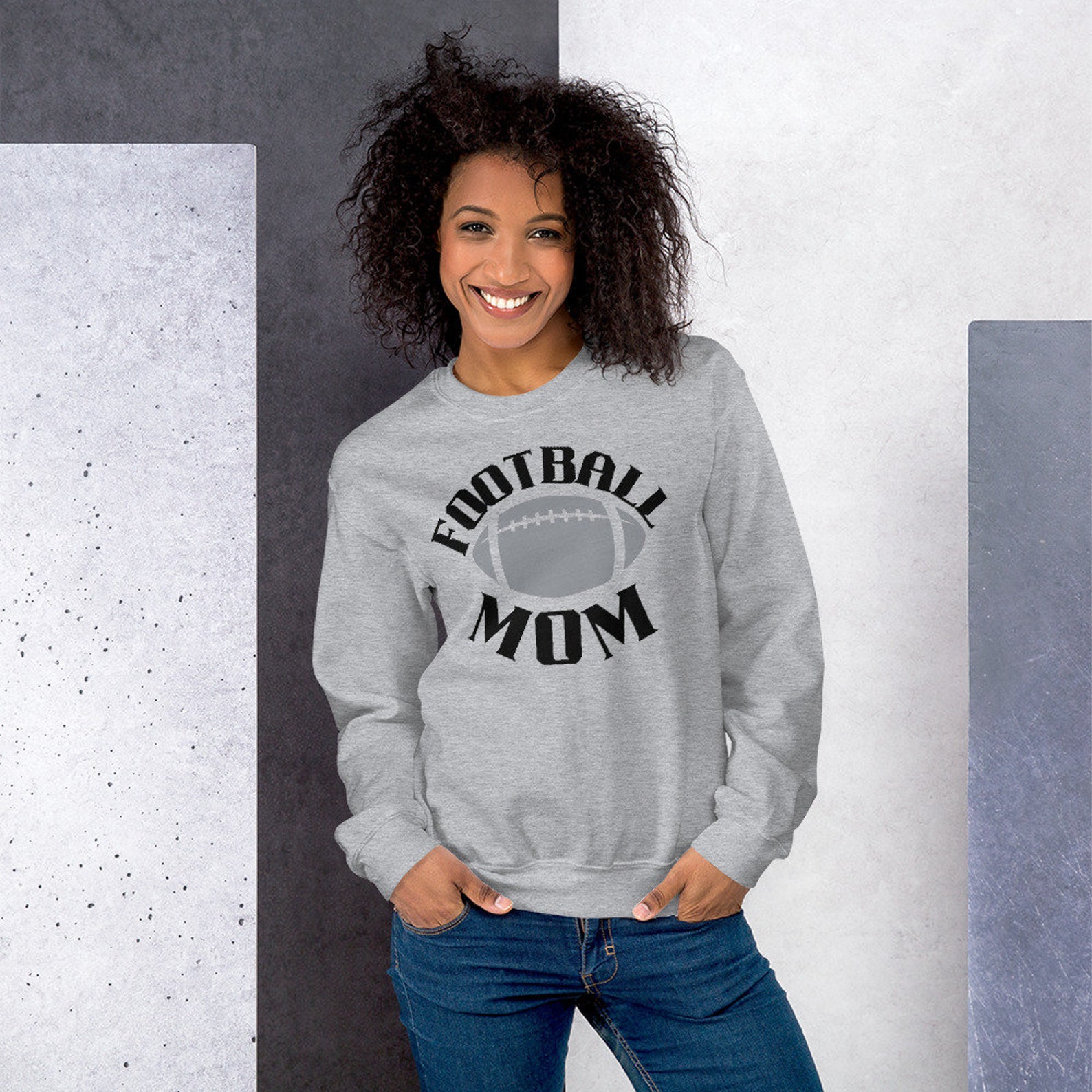 Football Mom Sweatshirt, Cute Football Mom Shirt, Mom Sweatshirt, Game ...