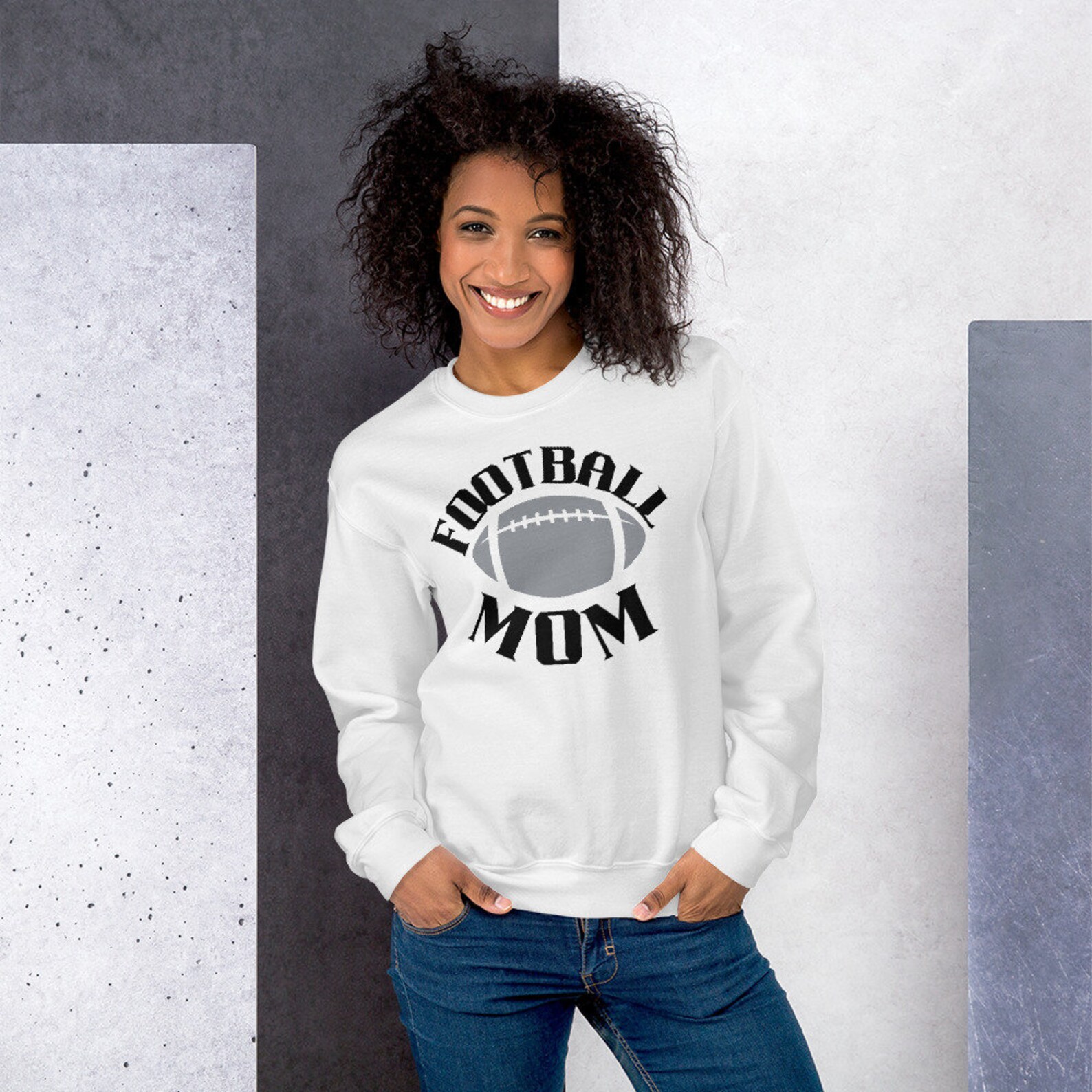 Football Mom Sweatshirt, Cute Football Mom Shirt, Mom Sweatshirt, Game ...