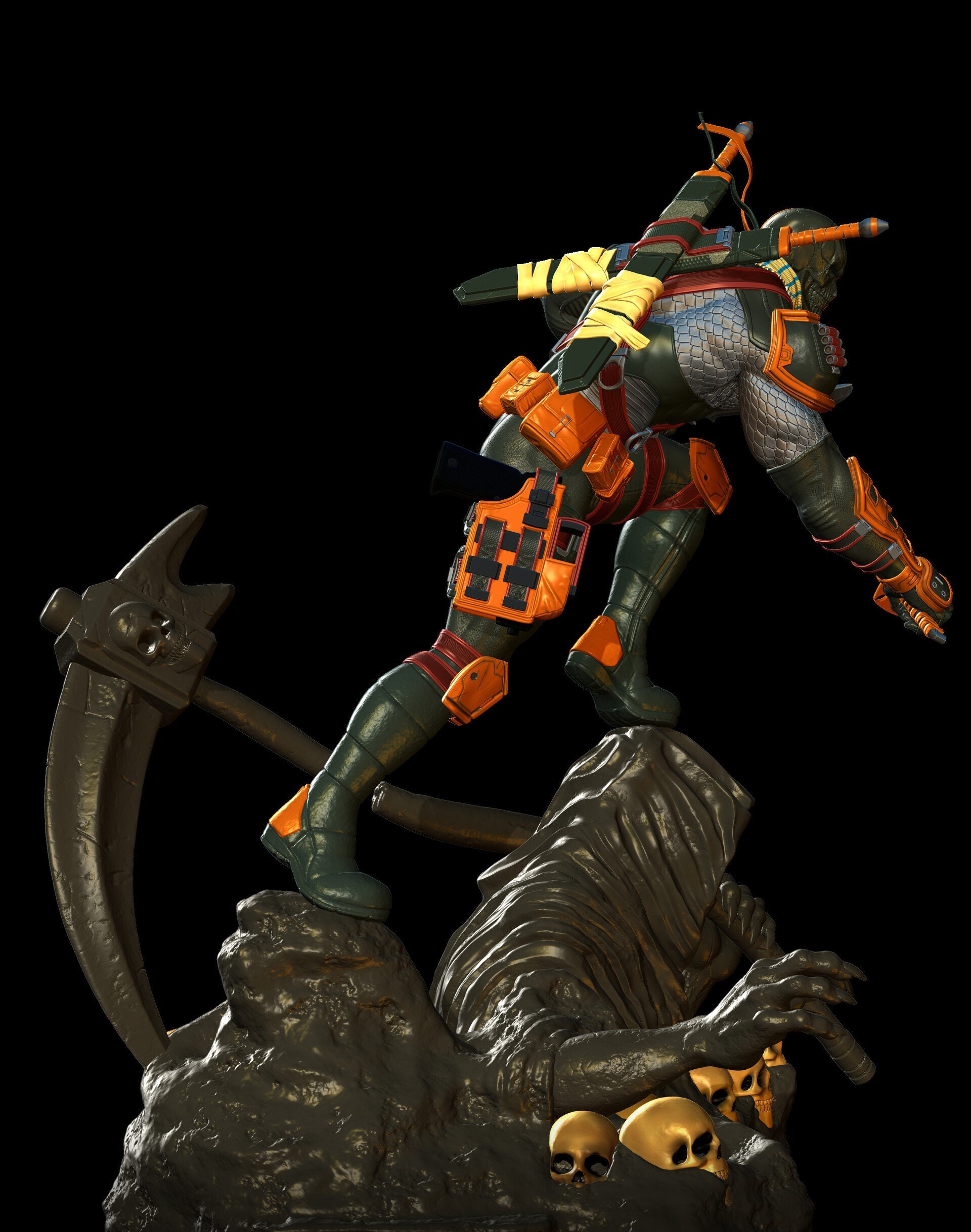 DC Deathstroke STL File 3D Digital Printing STL File for 3D - Etsy