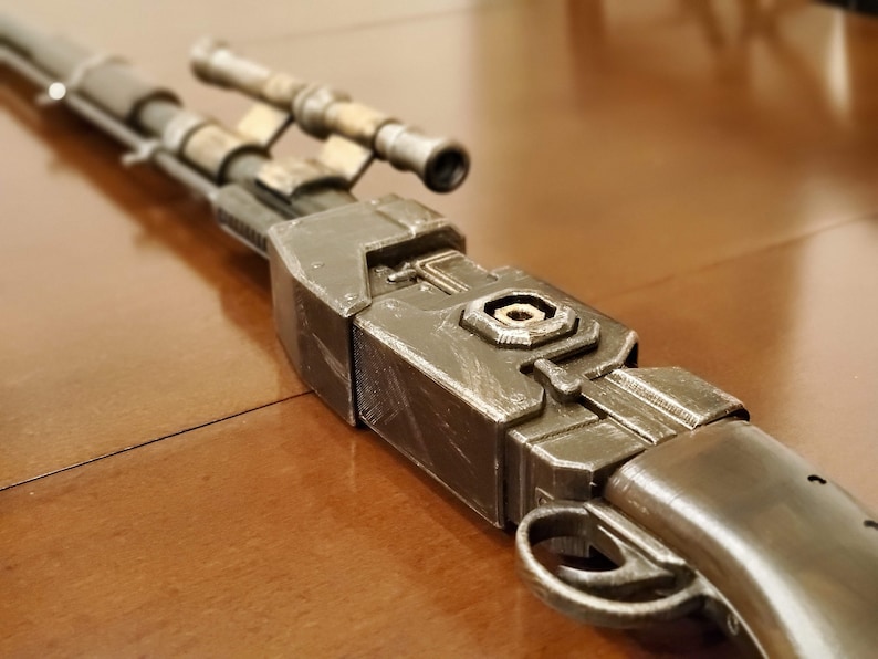 Star Wars the Mandalorian Rifle STL File 3D Digital - Etsy