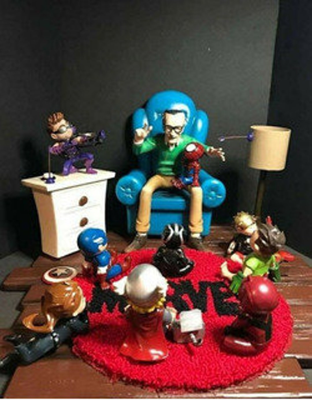 Marvel Stan Lee and Kids STL File, 3D Digital Printing STL File for 3D ...