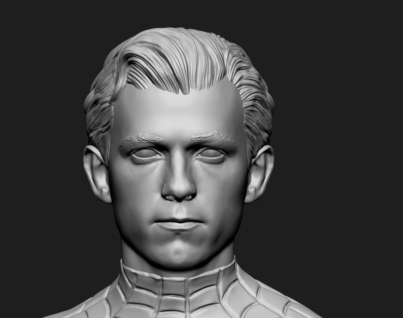 Marvel Spider-man Tom Holland STL File, 3D Digital Printing STL File ...