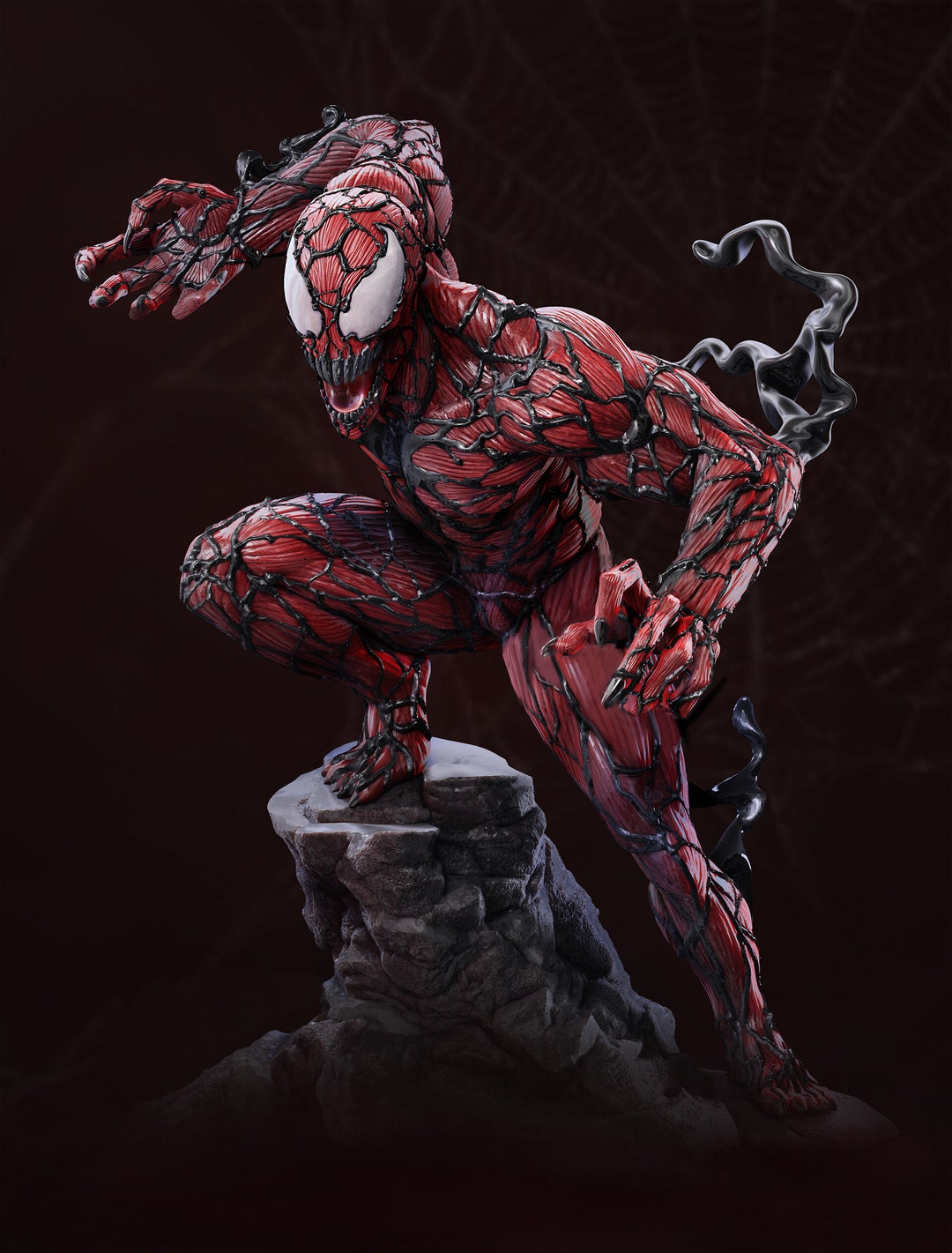 Marvel Carnage Statue STL File, 3D Digital Printing STL File for 3D ...