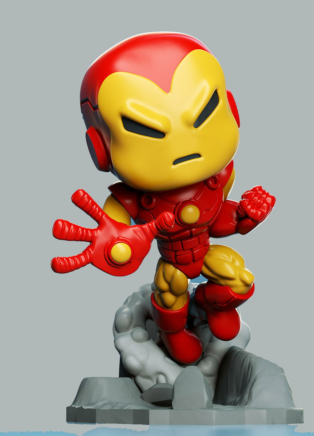 Marvel Iron Man Chibi STL File, 3D Digital Printing STL File for 3D ...