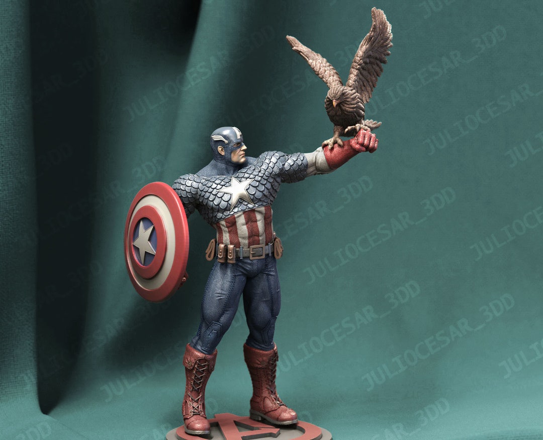 Marvel Captain America Bird STL File for 3D Printing - Etsy