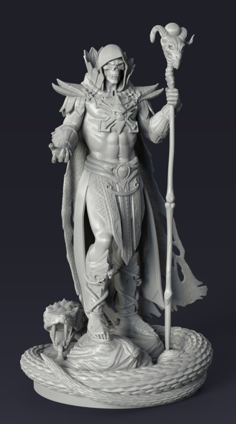 Fantasy Figure Skeletor STL File, 3D Digital Printing STL File for 3D ...