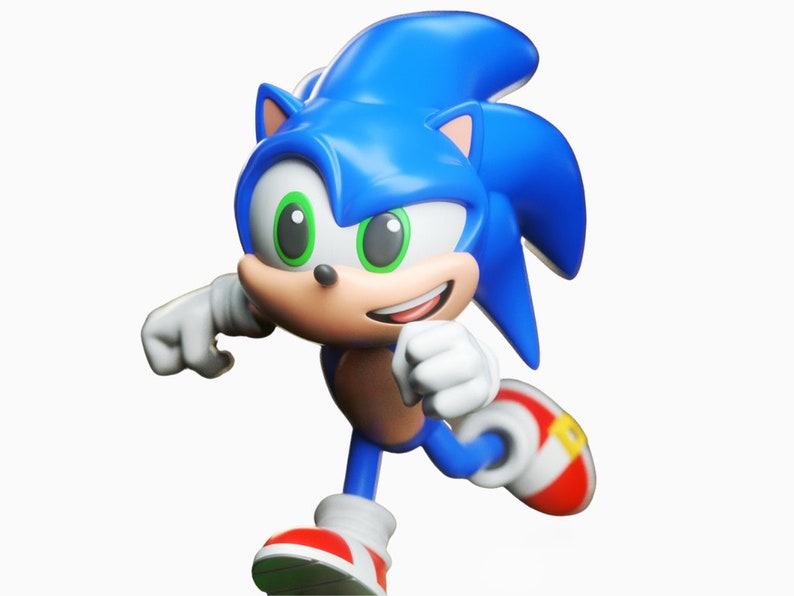Chibi Sonic Chibi STL File, 3D Digital Printing STL File for 3D ...
