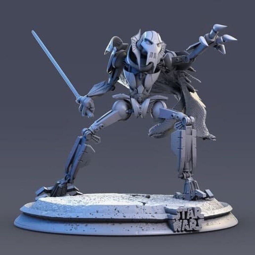Star Wars General Grievous STL File, 3D Digital Printing STL File for ...