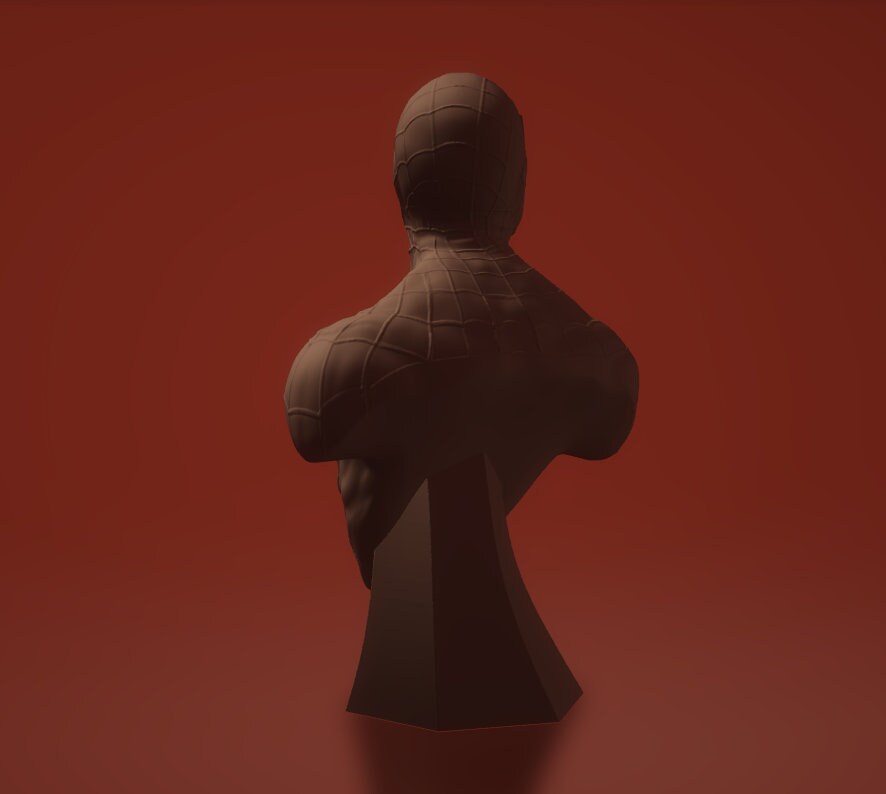 Marvel Spider-man Bust STL File 3D Digital Printing STL - Etsy
