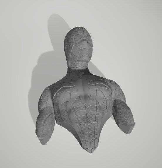 Marvel Spider-man Bust STL File, 3D Digital Printing STL File for 3D ...