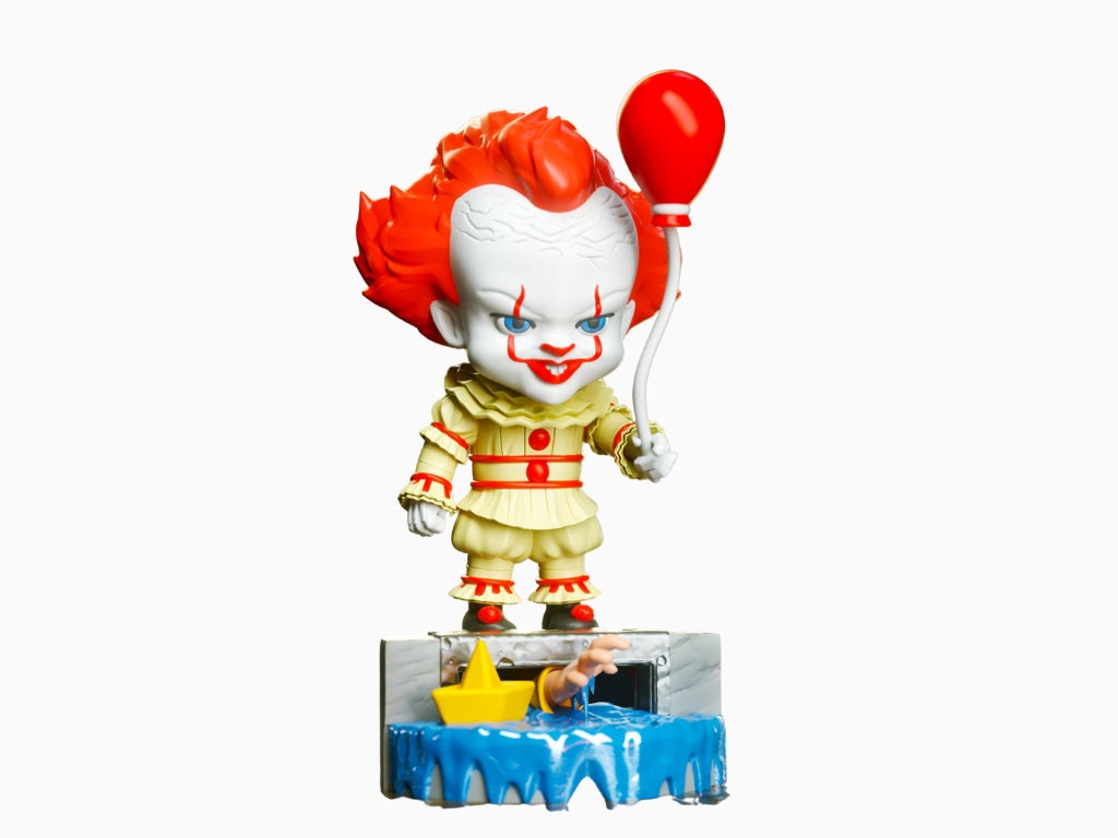 Chibi Pennywise Chibi STL File 3D Digital Printing STL File - Etsy