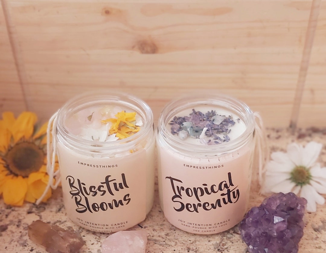 Handcrafted Intention Candles Aromatherapy, Meditation, and Positive ...