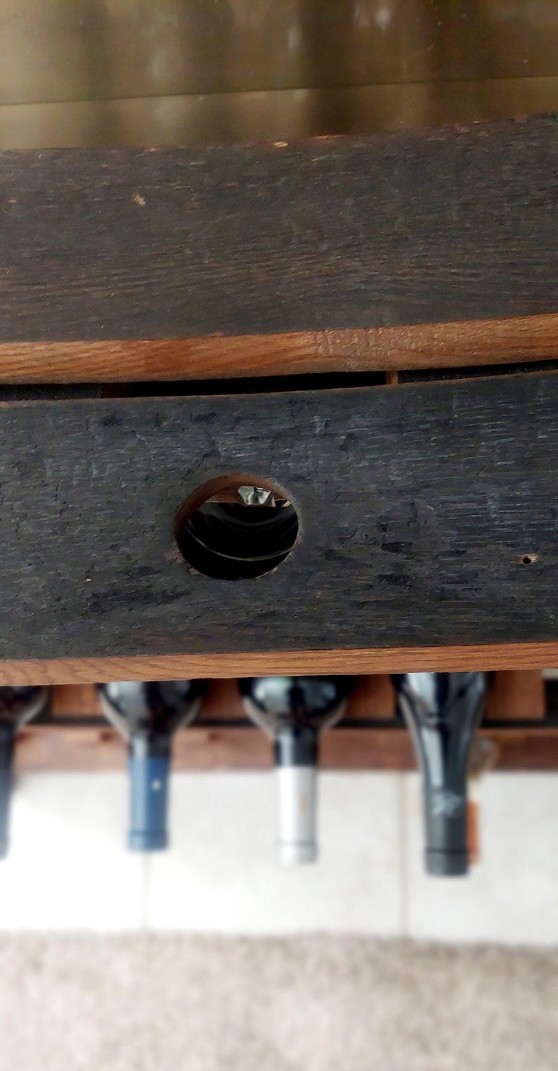 Crag Night Wine Rack Reclaimed Wood Wall Rack for Rock Climbers With ...