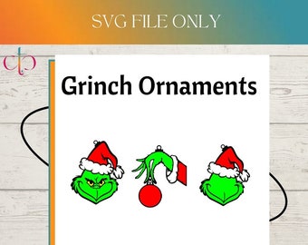 Grinch Template Laser File - Etsy