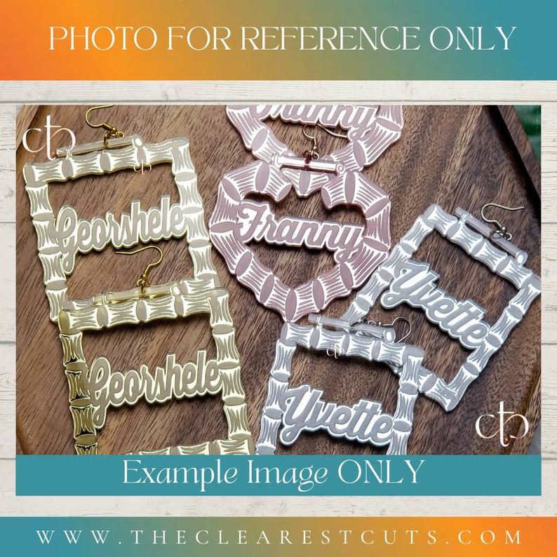 Bamboo Earrings BUNDLE | Vector File | Instant Download | Cricut ...