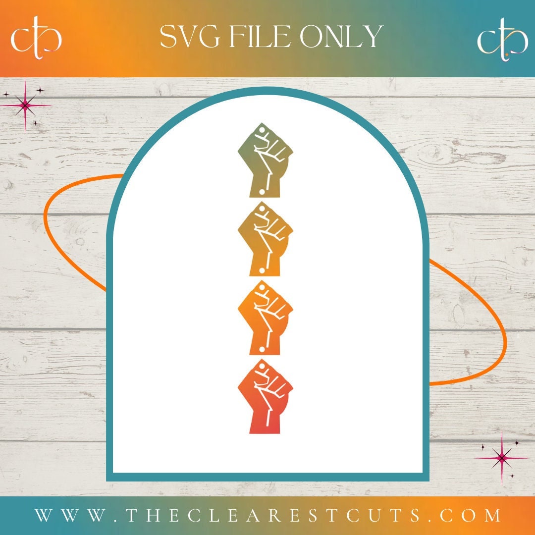 Black History Month | BLM |earring Cut File | Vector File | Instant ...