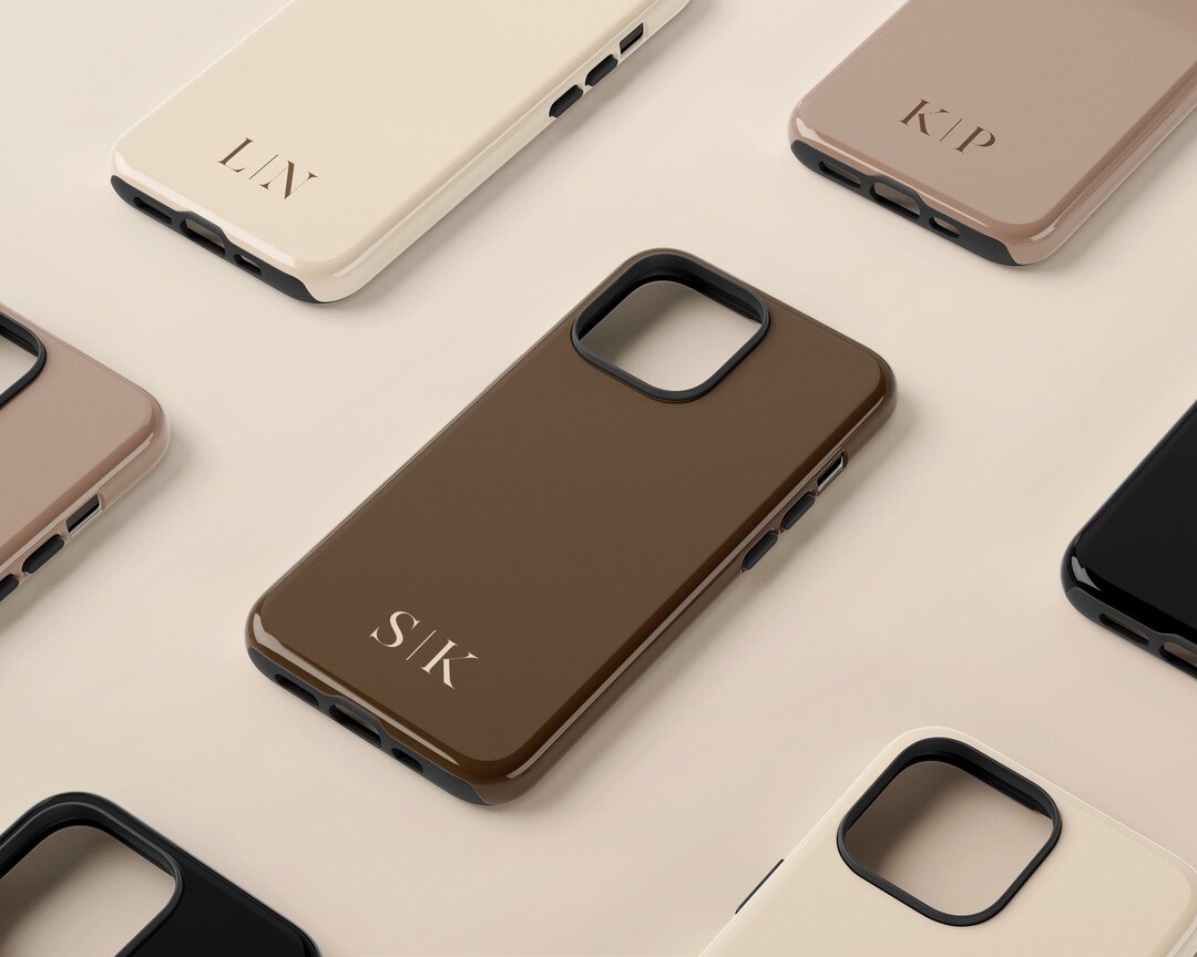 Personalized Name Initial iPhone 15 14 13 12 Case, Custom Name iPhone ...