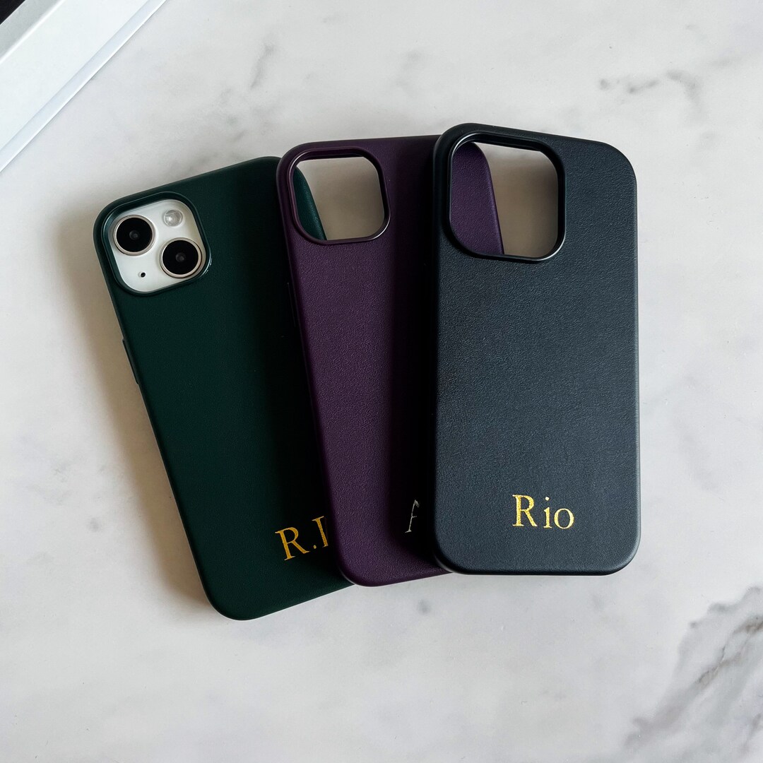 IPhone 17 Personalized Magsafe Leather iPhone Case, Personalized ...