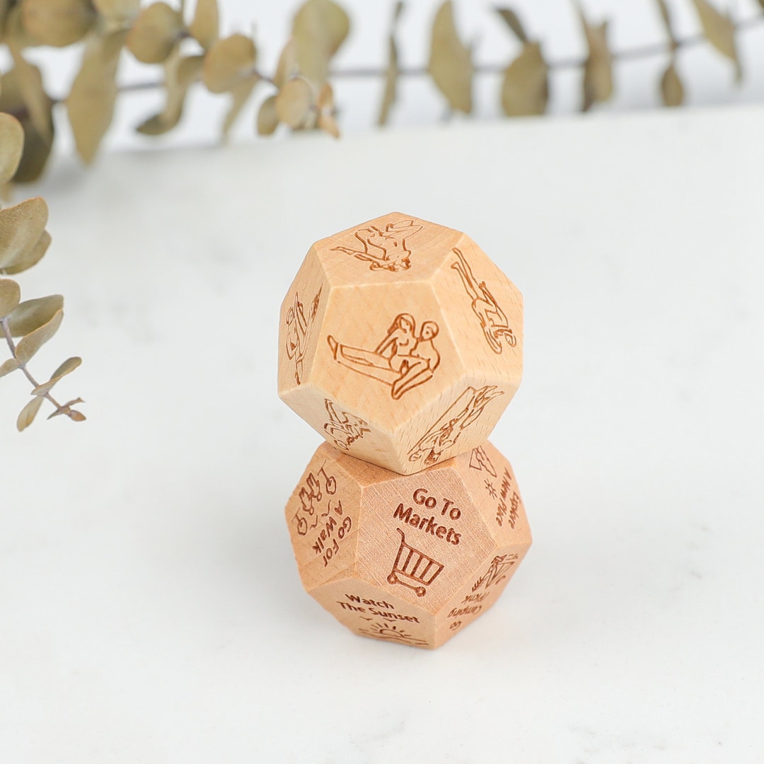 Date Night Dice, Couples Game, Valentines Gift, Custom Food Dice for ...
